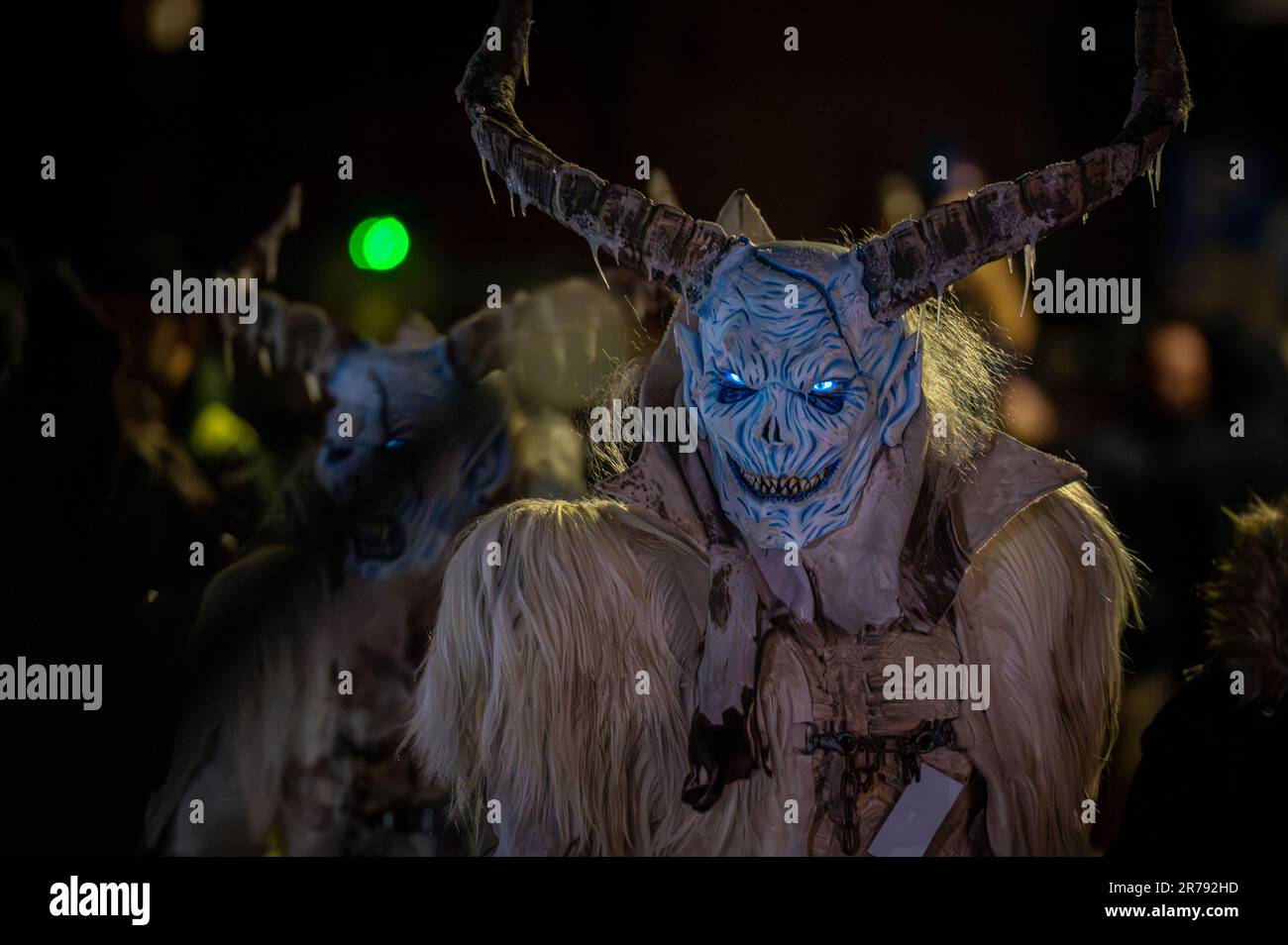 Krampus. Devils of the Christmas tradition Stock Photo - Alamy