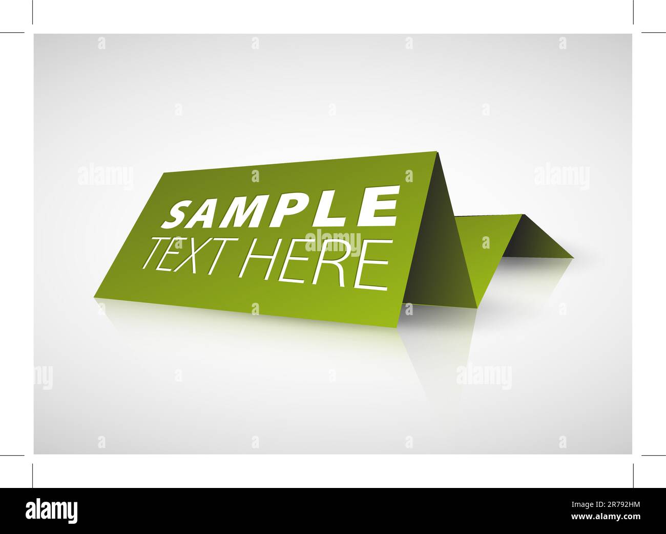 Green tag for important information - nameplate Stock Vector Image ...