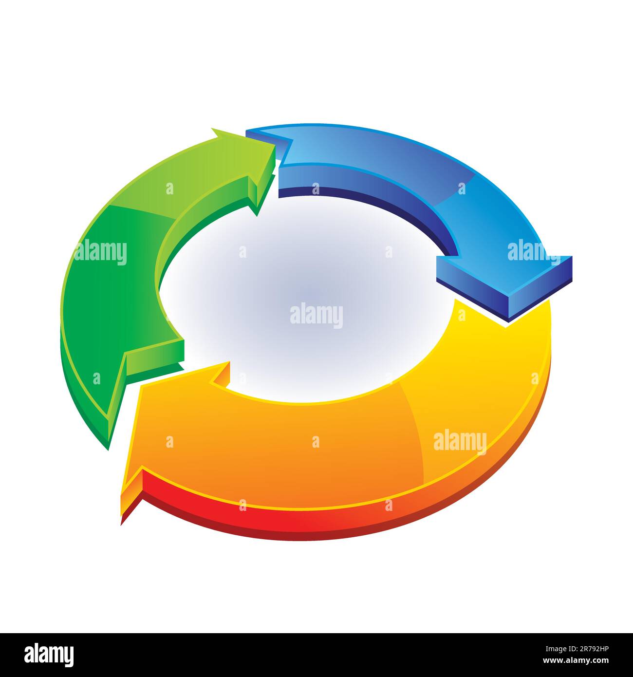 Circle flowchart Stock Vector Images - Alamy