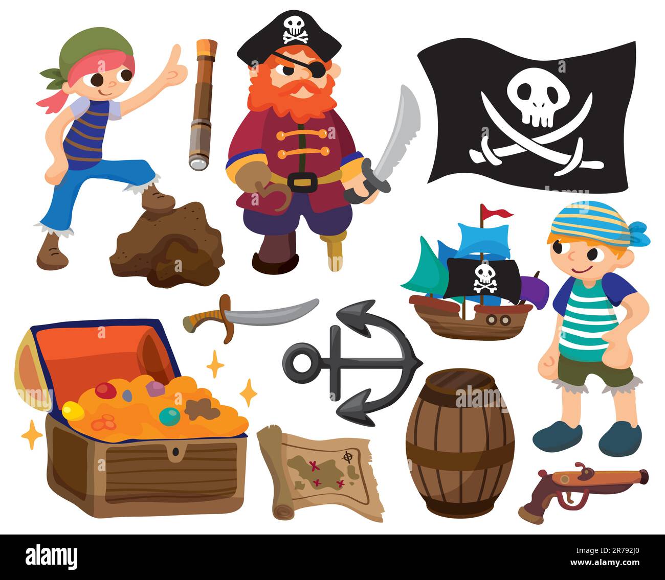 cartoon pirate icon Stock Vector Image & Art - Alamy