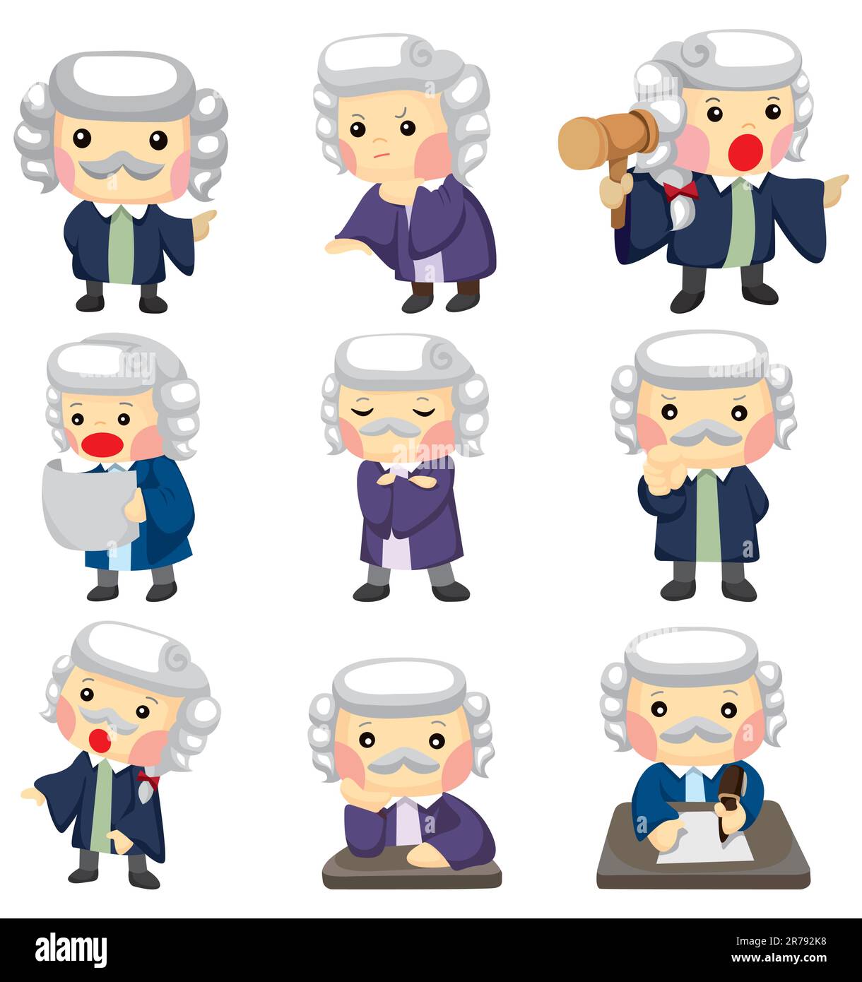 Judge man gavel Stock Vector Images - Alamy