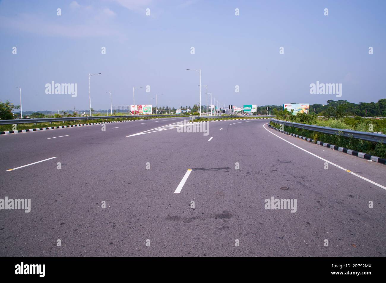 Divide Expressway road in Bhanga Interexchange of Bangladesh Stock ...