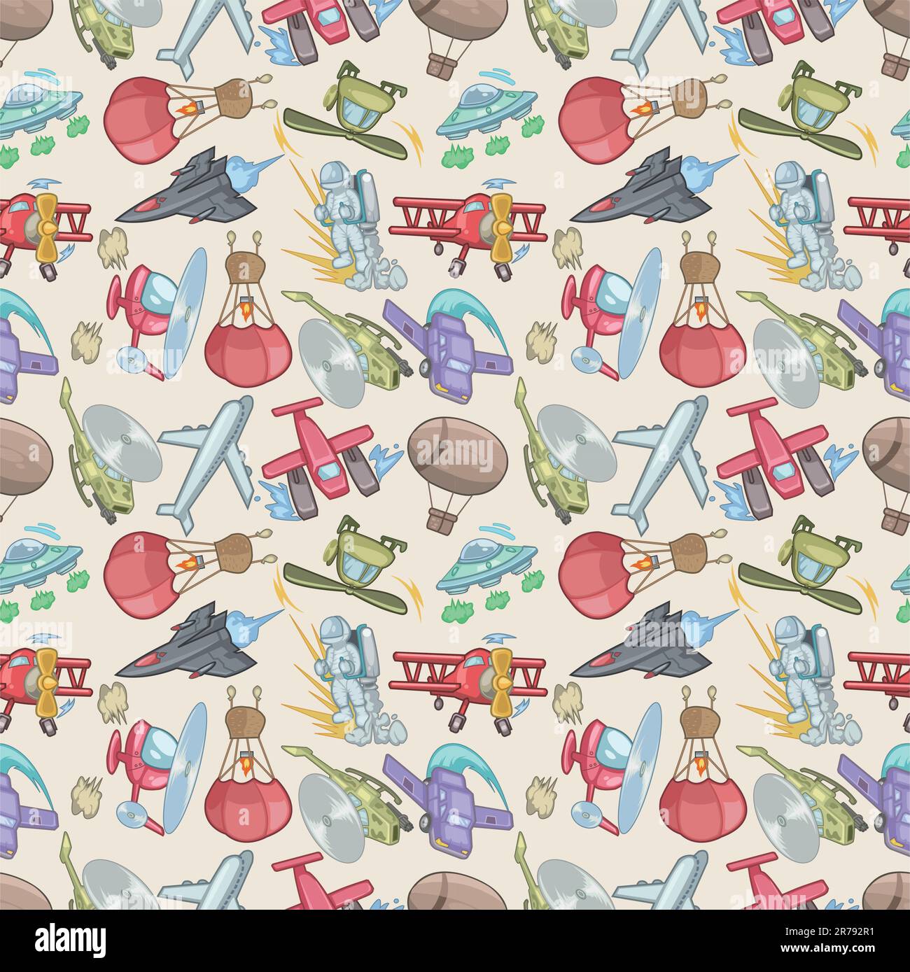 seamless airplane pattern Stock Vector Image & Art - Alamy
