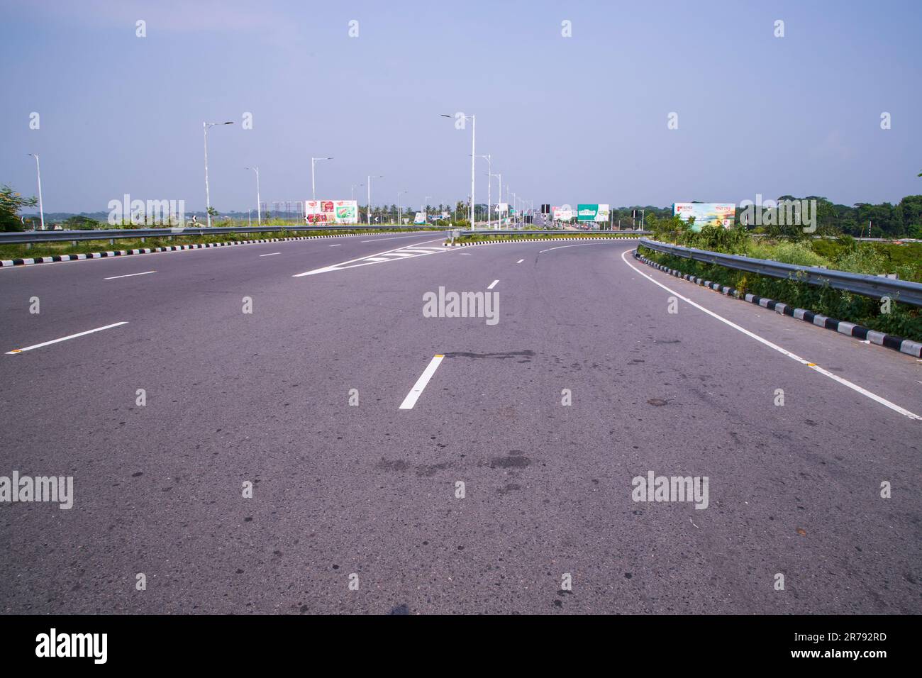 Divide Expressway road in Bhanga Interexchange of Bangladesh Stock ...