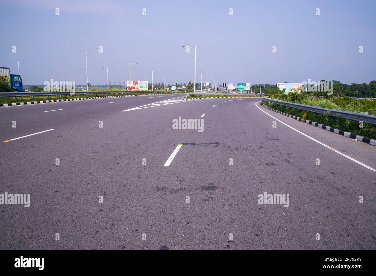 Divide Expressway road in Bhanga Interexchange of Bangladesh Stock ...