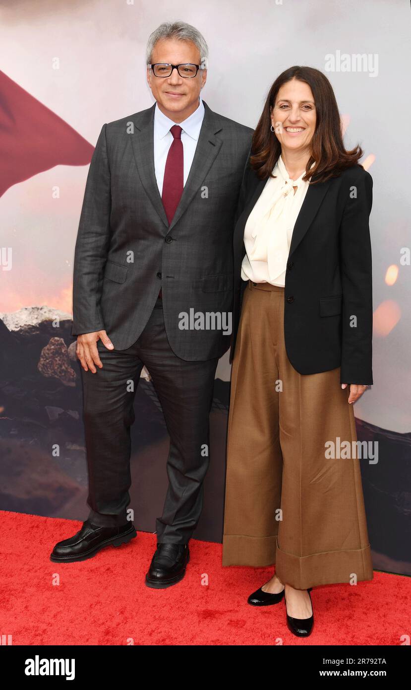 HOLLYWOOD, CALIFORNIA - JUNE 12: (L-R) Mike De Luca, Co-Chairperson and ...