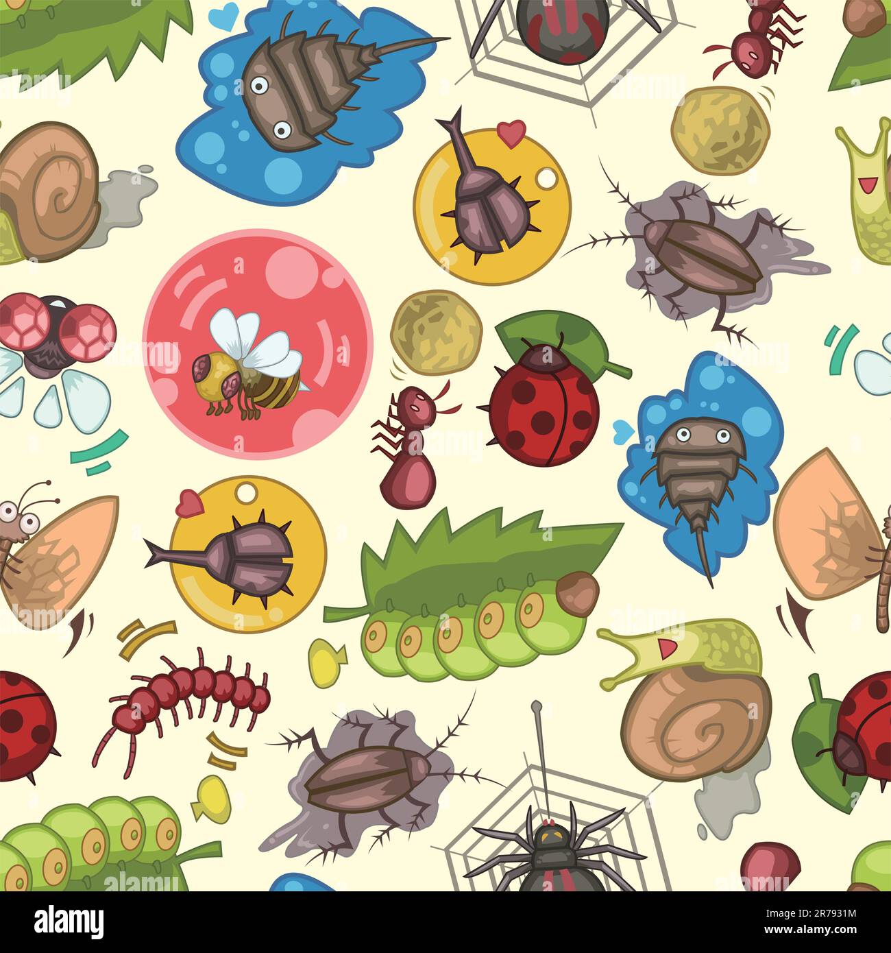 Bug pattern hi-res stock photography and images - Alamy