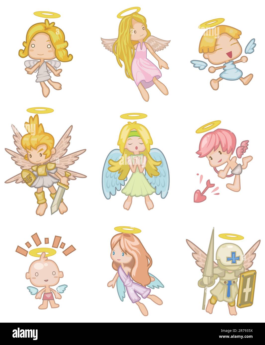 cartoon angel icon Stock Vector Image & Art - Alamy