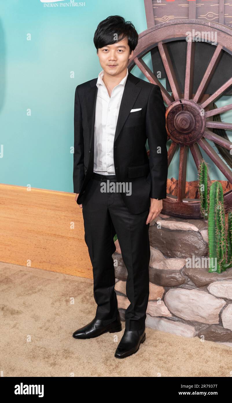 Ethan Lee attends New York premiere of Asteroid City at Alice Tully Hall on June 13, 2023 Stock ...