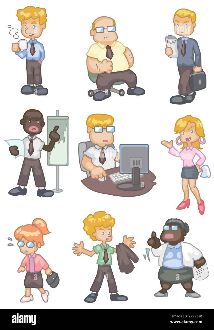 cartoon worker icon Stock Vector Image & Art - Alamy