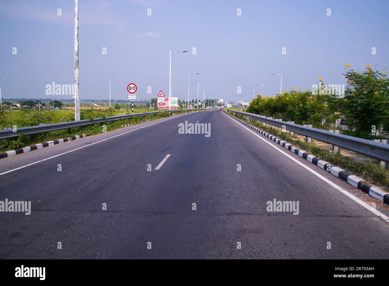 Divide Expressway road in Bhanga Interexchange of Bangladesh Stock ...