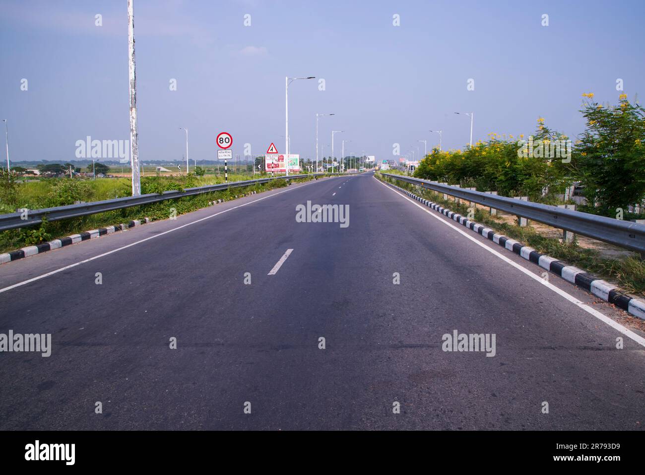 Divide Expressway road in Bhanga Interexchange of Bangladesh Stock ...