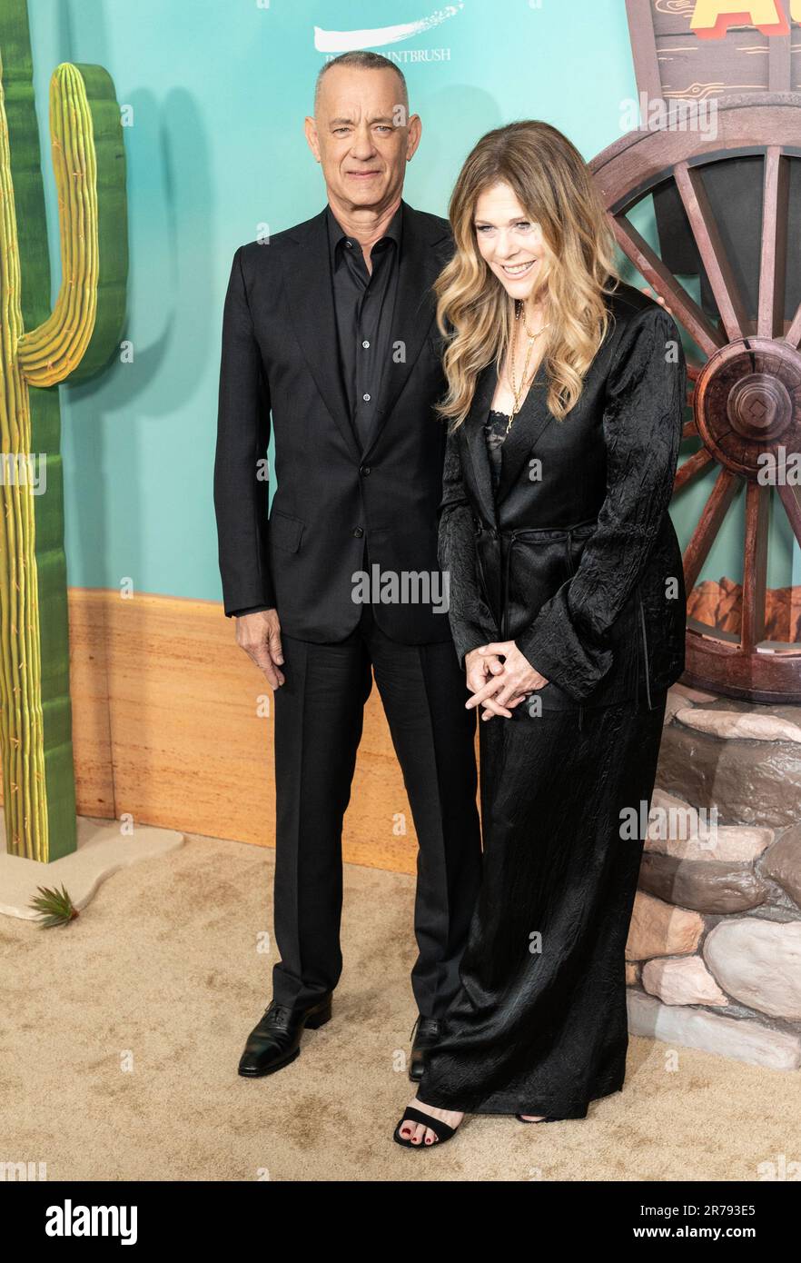 New York, USA. 14th June, 2023. Tom Hanks and Rita Wilson attend New ...