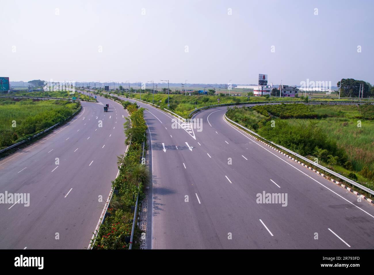 Divide Expressway road in Bhanga Interexchange of Bangladesh Stock ...