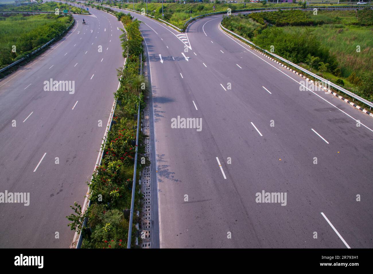 Divide Expressway road in Bhanga Interexchange of Bangladesh Stock ...
