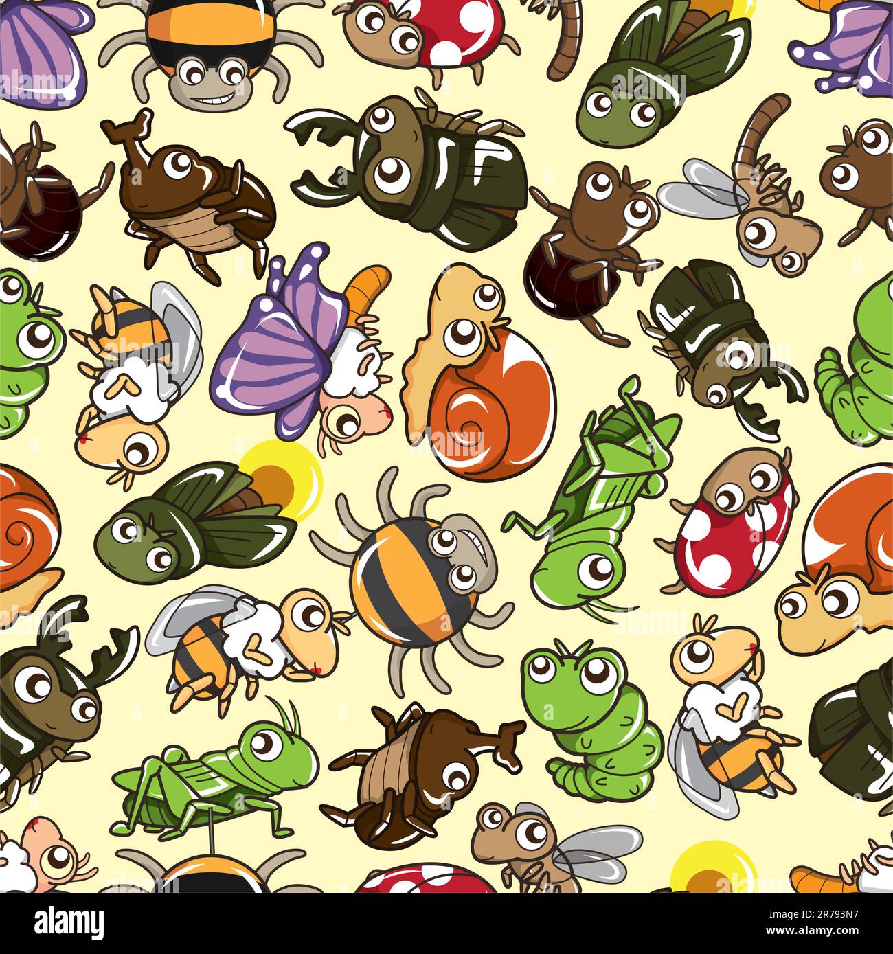 Bug pattern hi-res stock photography and images - Alamy