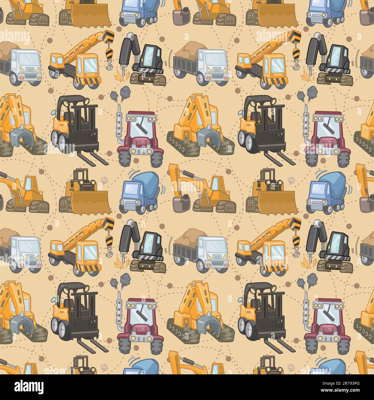 seamless truck pattern Stock Vector Image & Art - Alamy