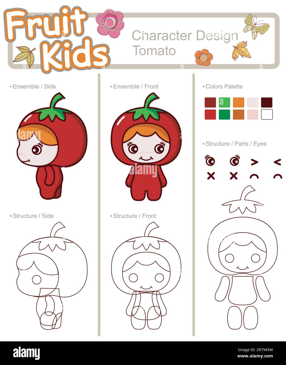 Illustration of how to draw little kids series Stock Vector Image & Art ...