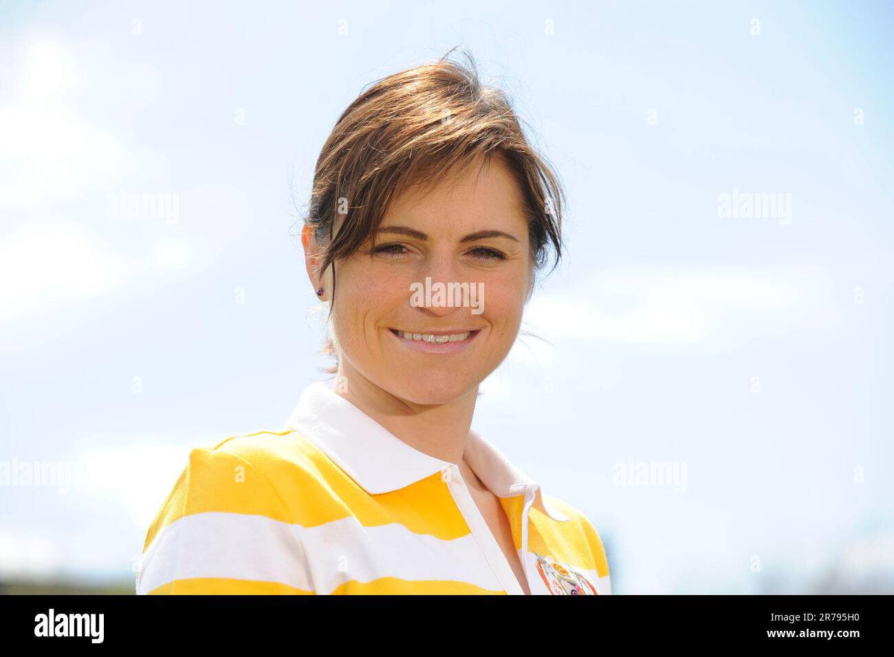 Andrea HENKEL, Biathletin, Privatfotos Stock Photo - Alamy