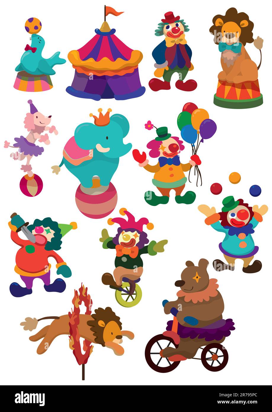 cartoon circus icon Stock Vector Image & Art - Alamy