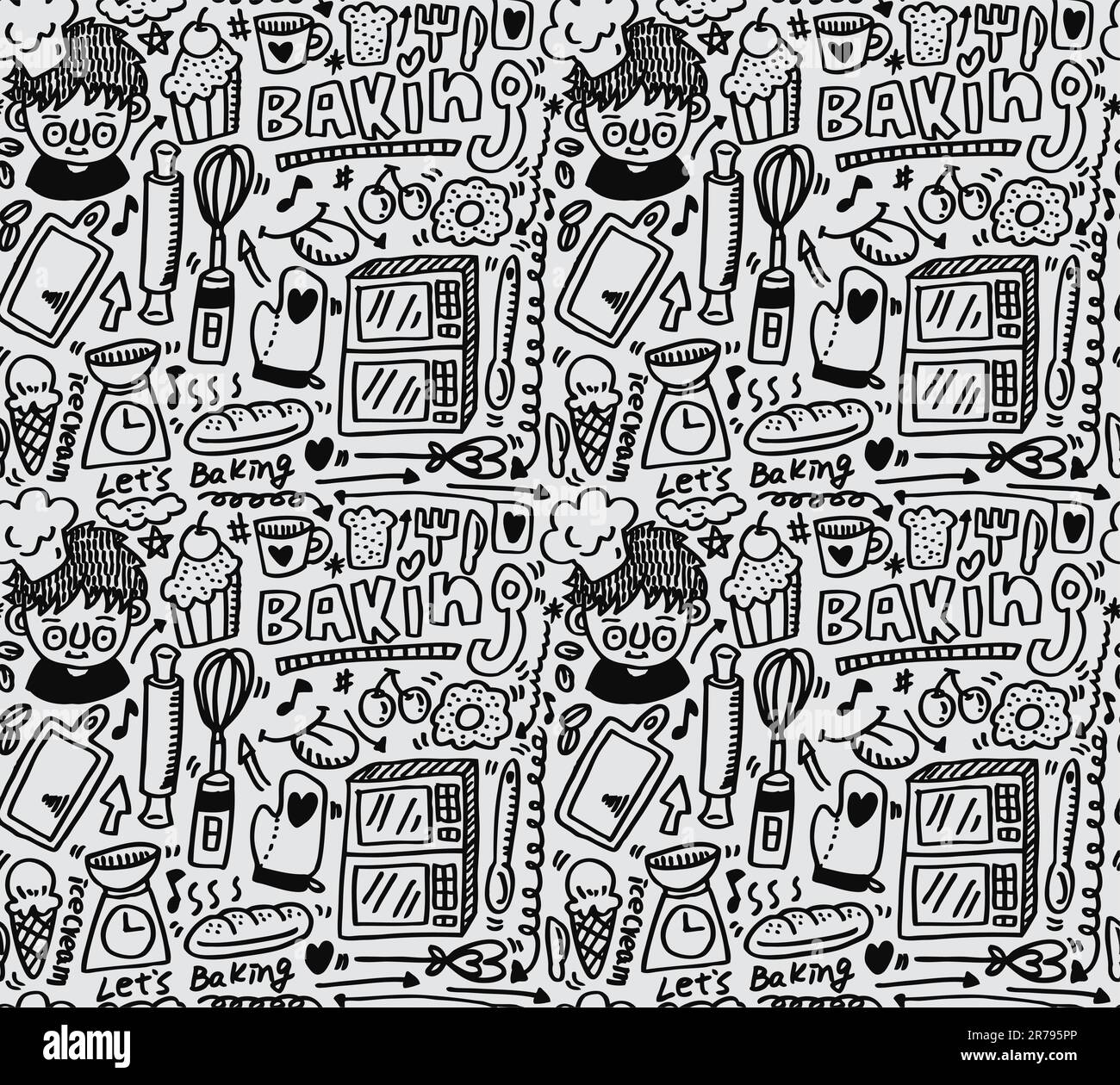 Baking pattern hi-res stock photography and images - Alamy Baking pattern hi-res stock photography and images - Alamy