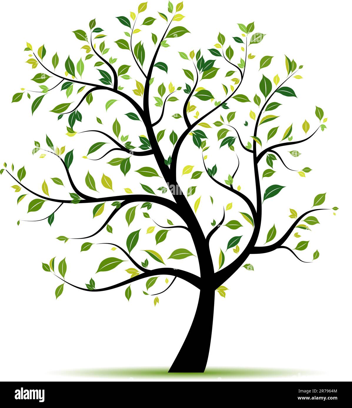 Garden design spring Stock Vector Images - Alamy