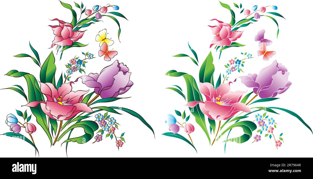 Pastel colored graphics Stock Vector Images - Alamy