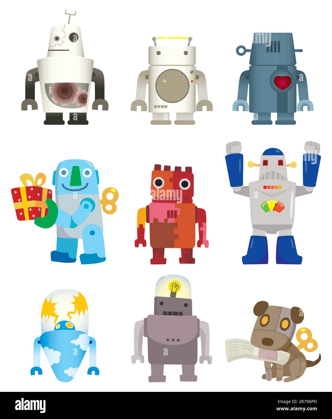 The light science cartoon hi-res stock photography and images - Alamy