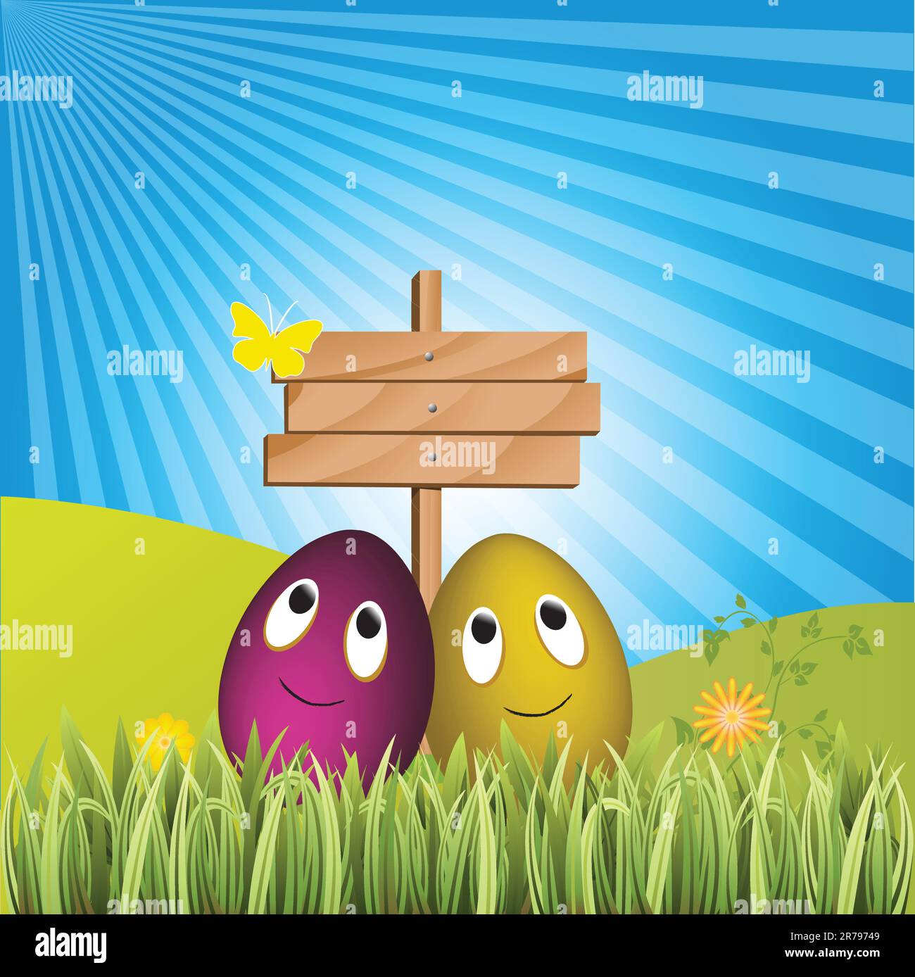 Eggs on view Stock Vector Images - Alamy
