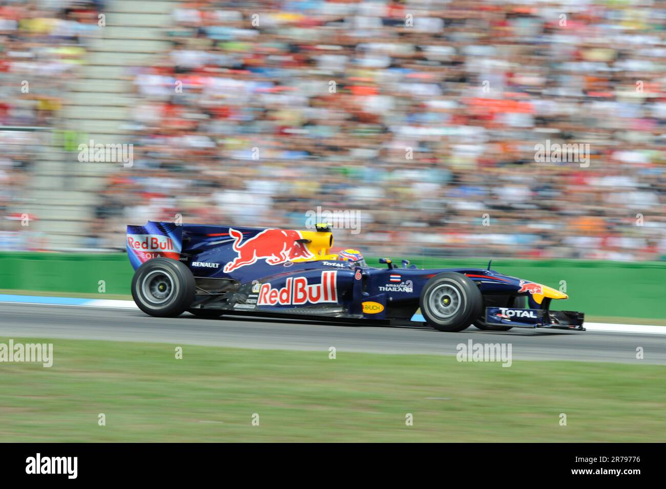 Mark Webber, Red Bull Racing Formel 1 Grand Prix von Deutschland 25.7. ...