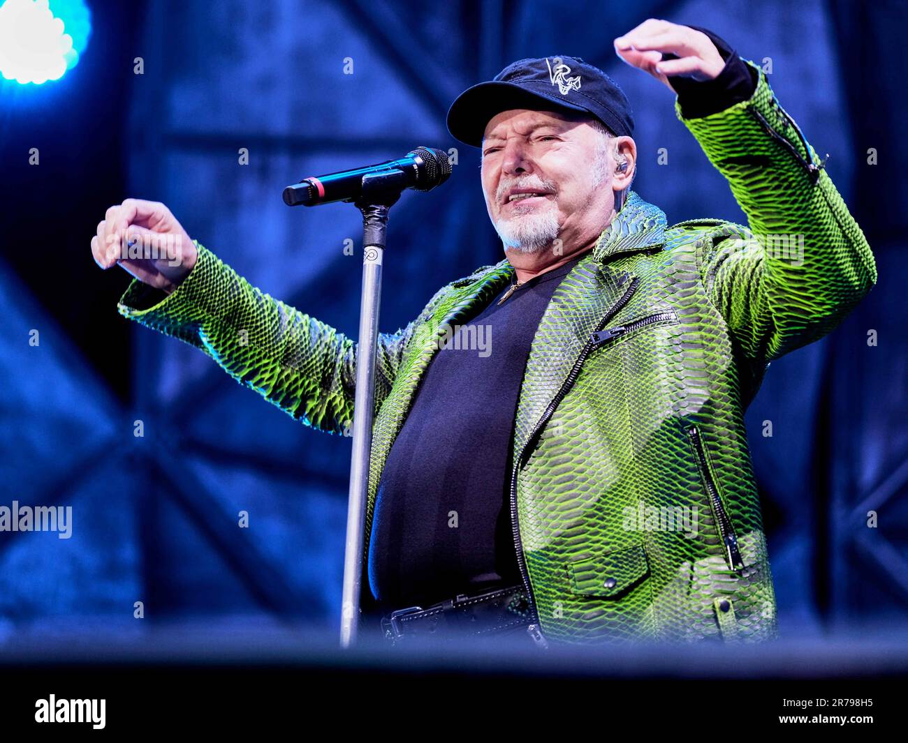 Stadio Dall'Ara, Bologna, Italy, June 12, 2023, Vasco Rossi during ...