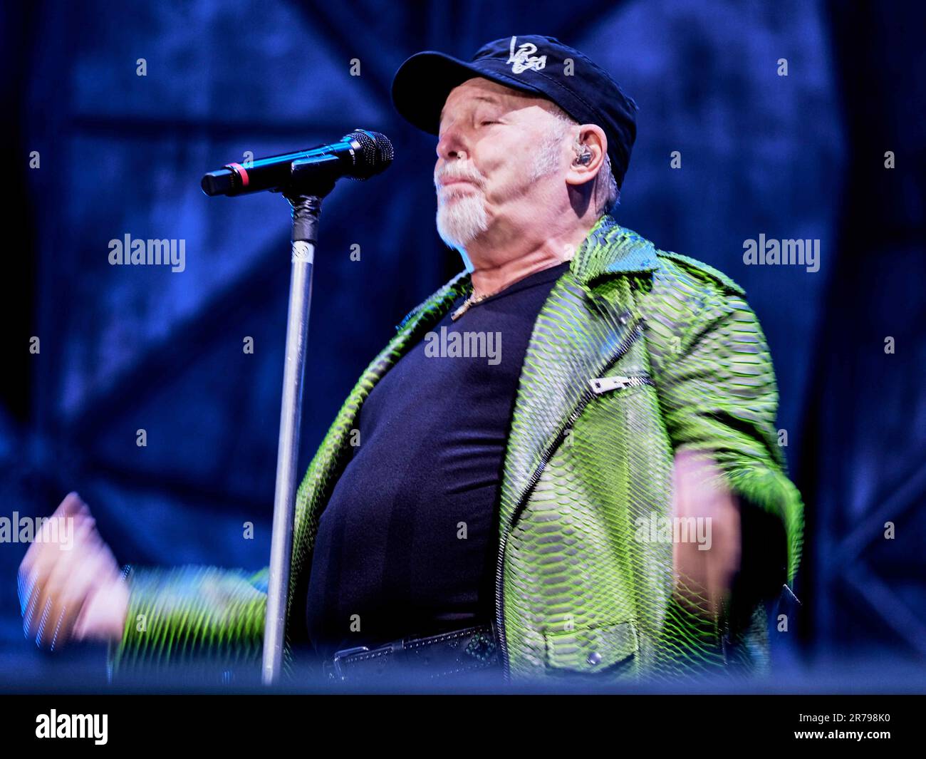 Stadio Dall'Ara, Bologna, Italy, June 12, 2023, Vasco Rossi during ...