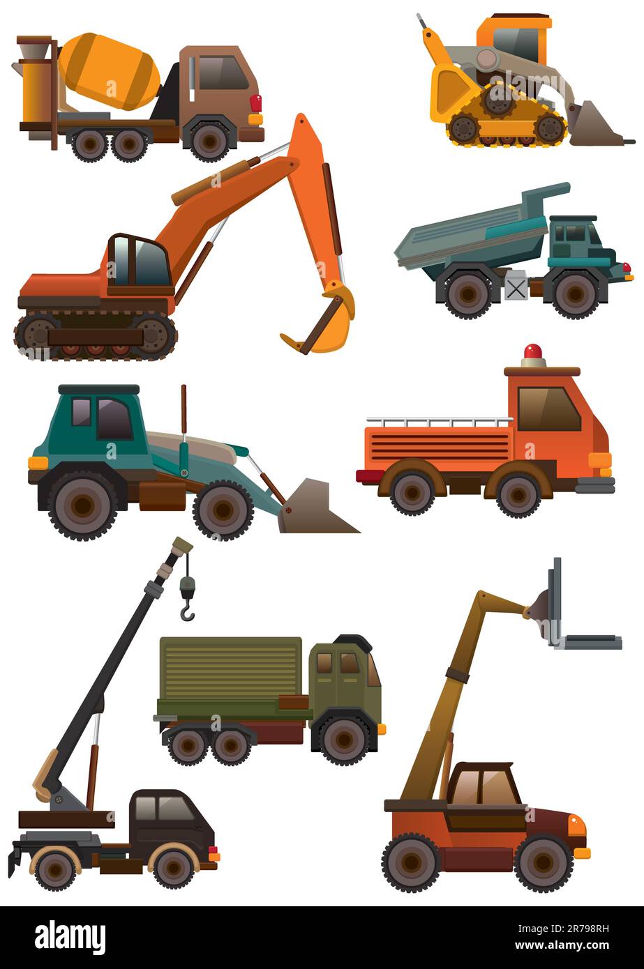 Truck and field Cut Out Stock Images & Pictures - Alamy