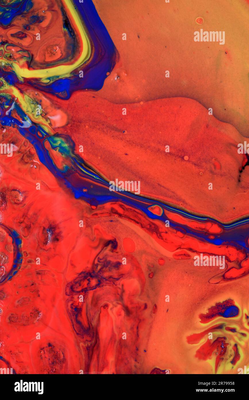 Fluid art, abstract, acrylic paint, hobby, texture, design, colour ...