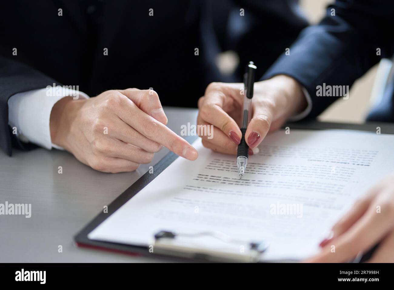 Two person confirmation hi-res stock photography and images - Alamy
