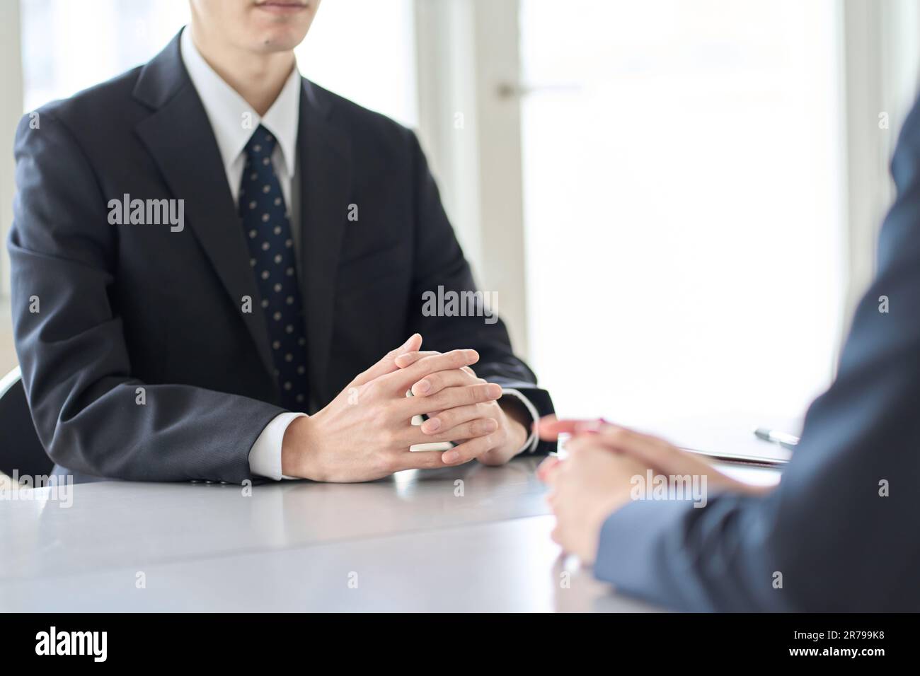 Female employee assessment hi-res stock photography and images - Alamy