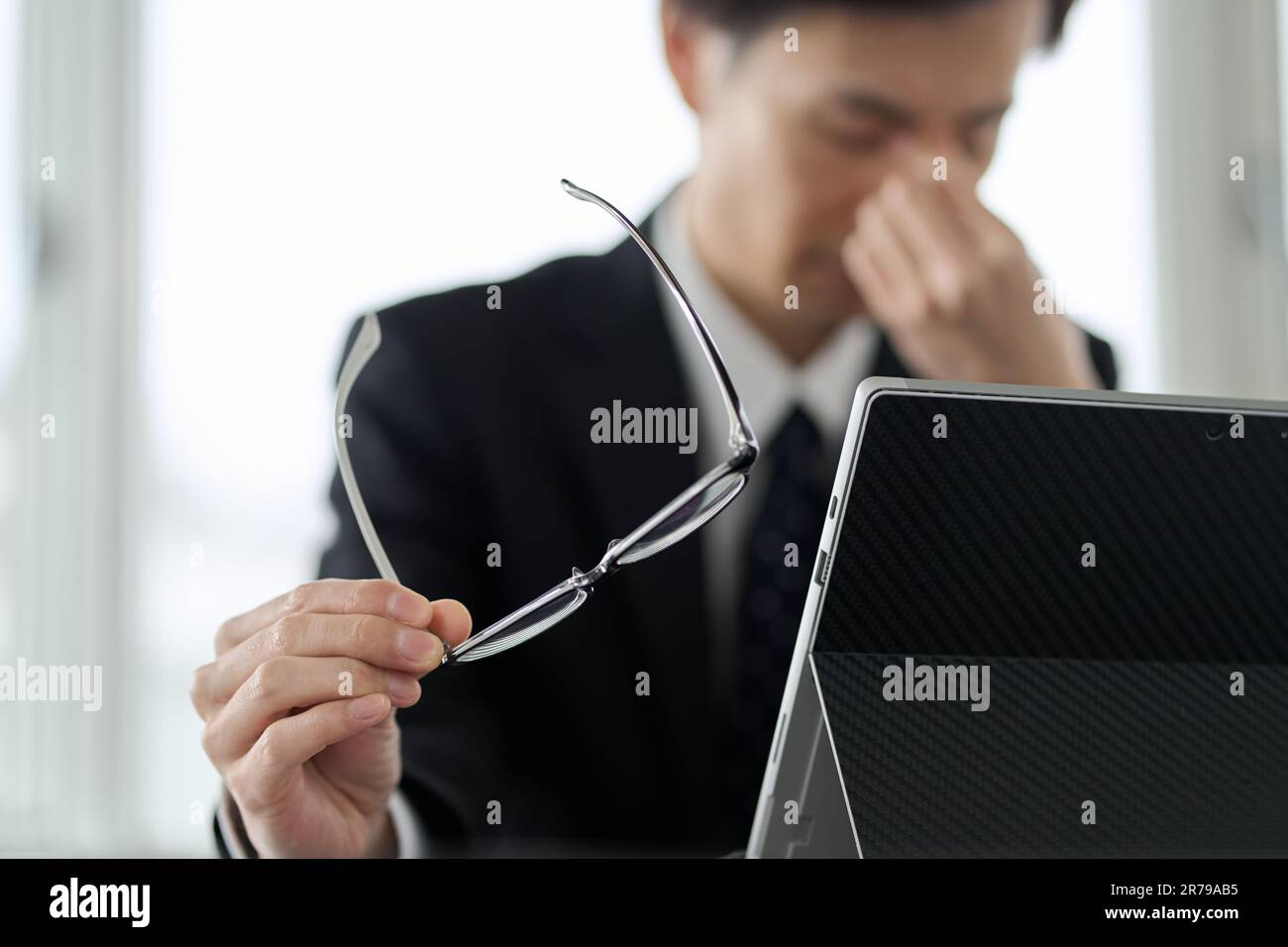 Exhausted tired asian korean chinese hi-res stock photography and ...