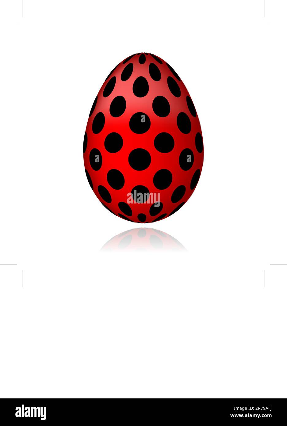 Red egg shell Stock Vector Images - Alamy