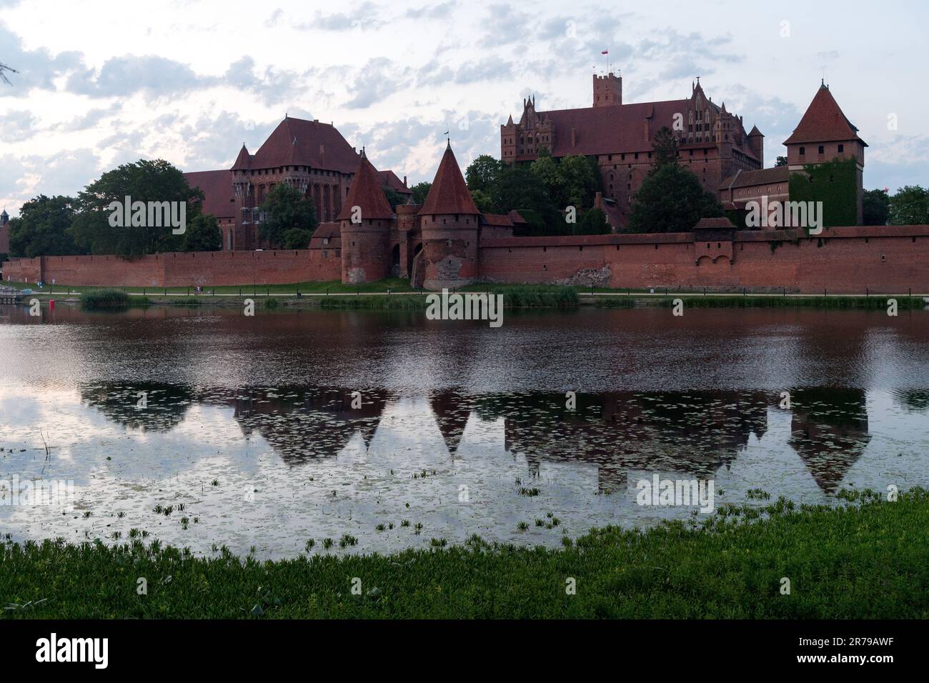High Castle with the toilet tower (dansker) of Teutonic Order castle ...