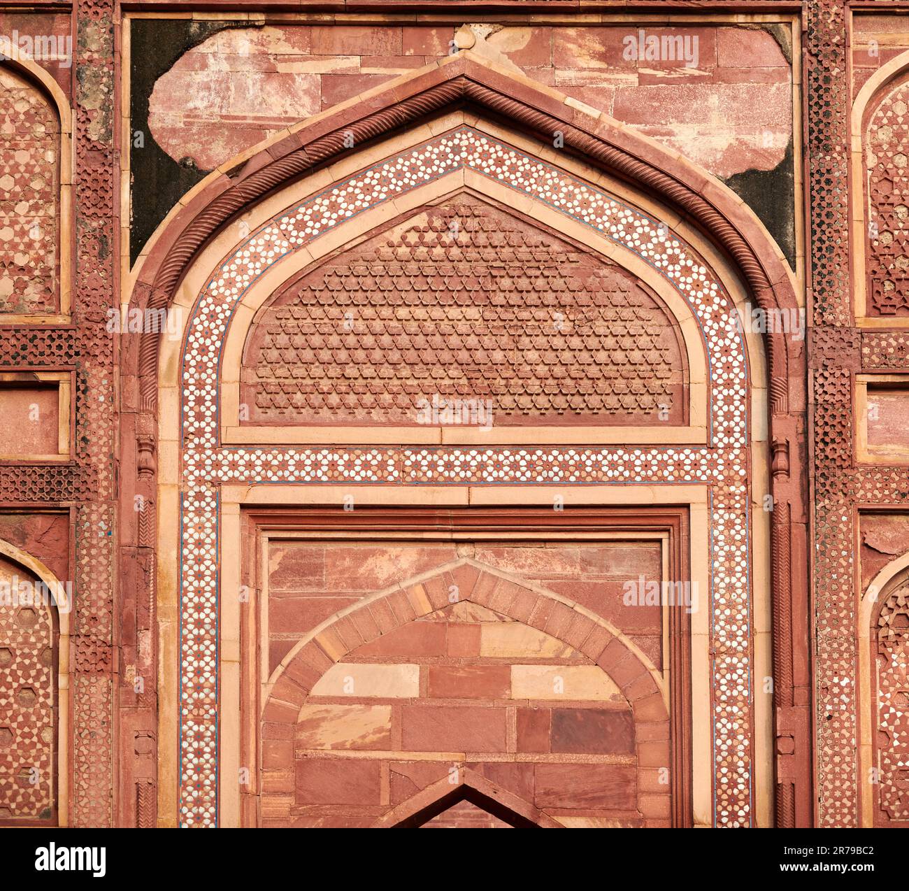 Ancient wall decorative elements of Taj Mahal, beautiful ancient wall ...