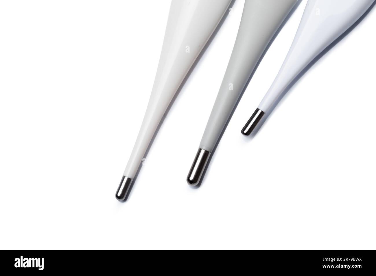 Electronic modern thermometer isolated Stock Photo - Alamy