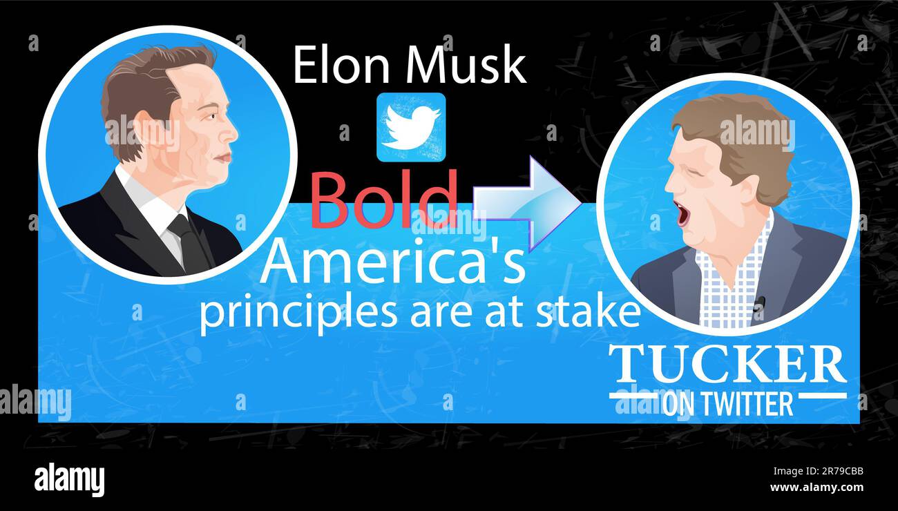 June 14, 2023, Elon Musk wrote a new tweet about Tucker Carlson and his ... June 14, 2023, Elon Musk wrote a new tweet about Tucker Carlson and his ...