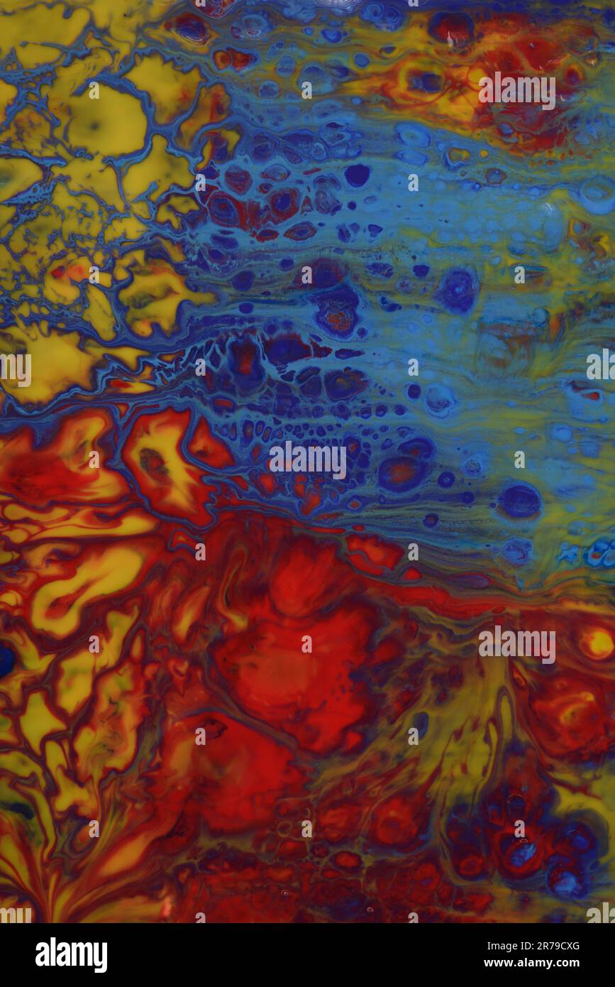 Fluid art, abstract, acrylic paint, hobby, texture, design, colour ...