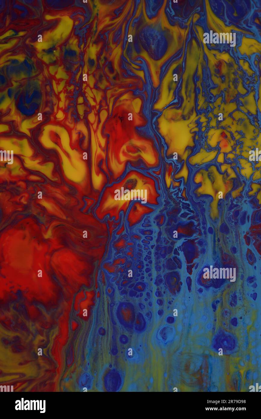 Fluid art, abstract, acrylic paint, hobby, texture, design, colour ...