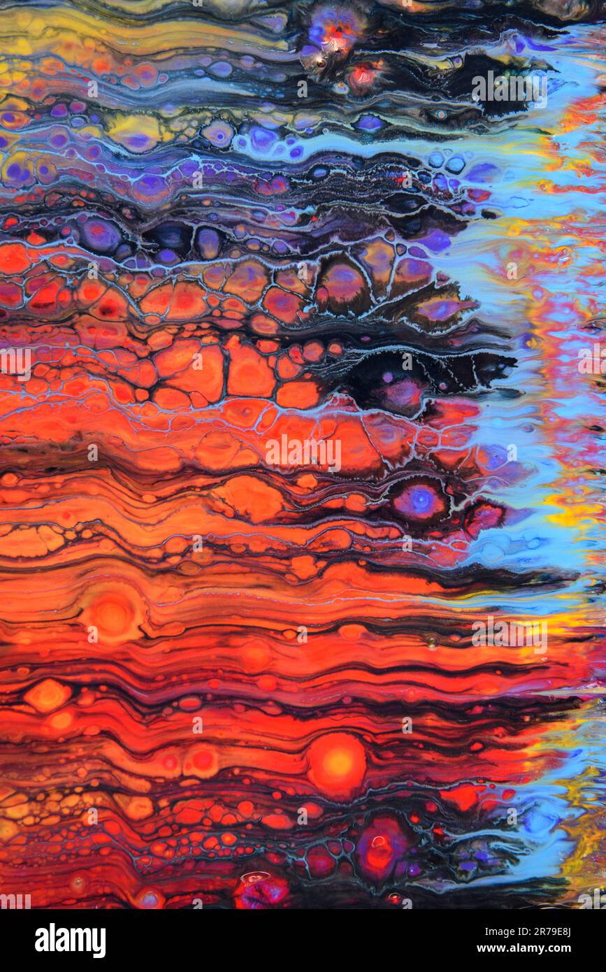 Acrylic painting techniques hi-res stock photography and images - Alamy