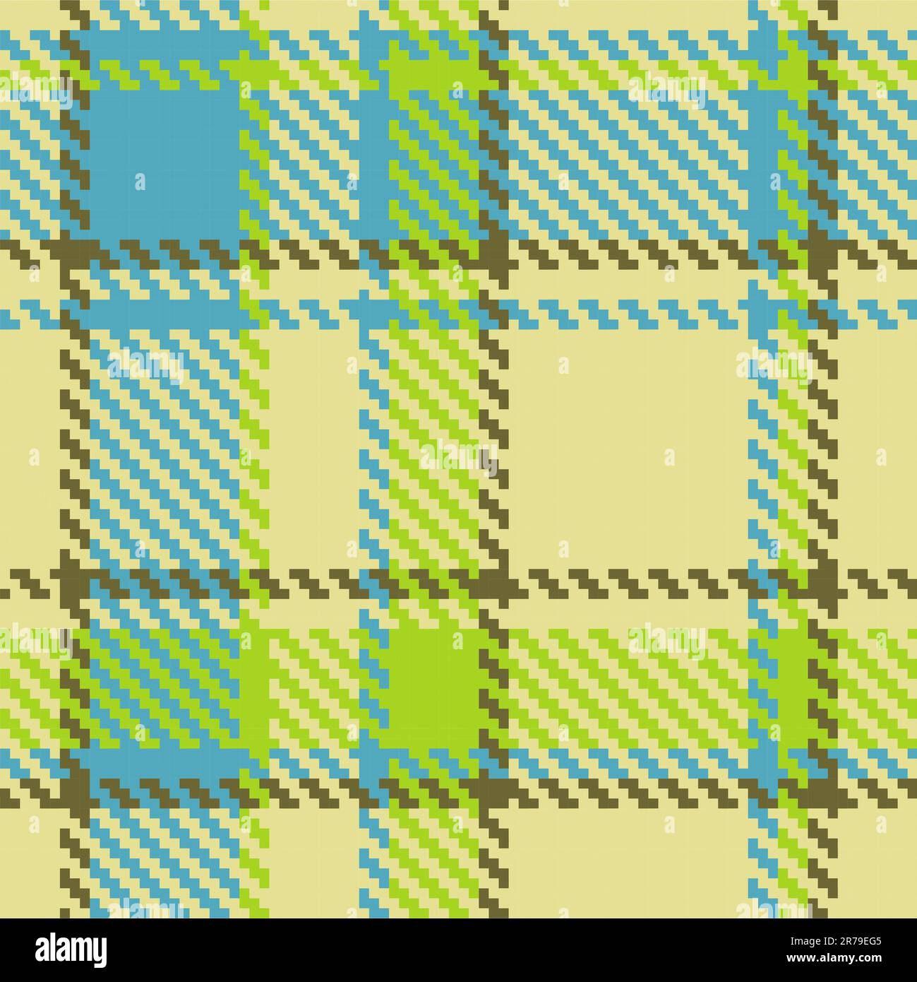 Blue and green tartan pattern background Stock Vector Images - Alamy