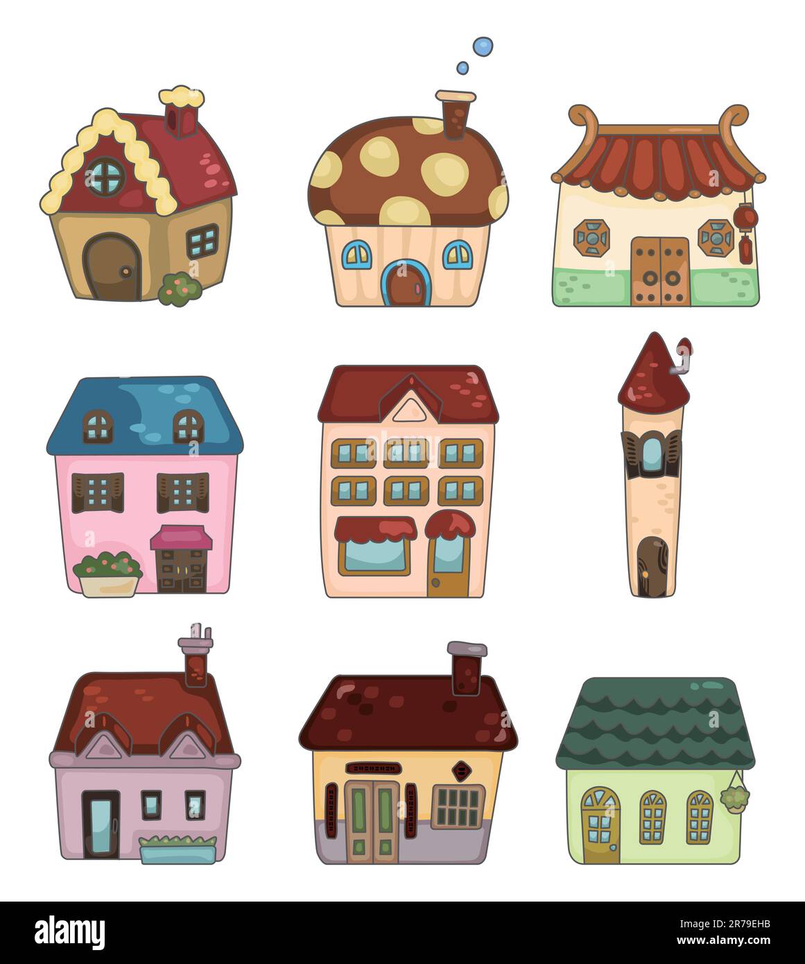 cartoon house icon Stock Vector Image & Art - Alamy