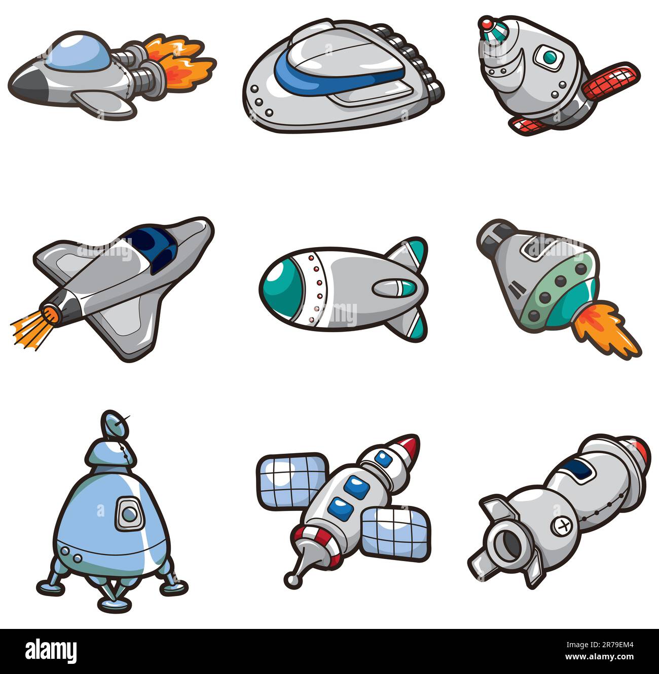 Spaceship Cartoon