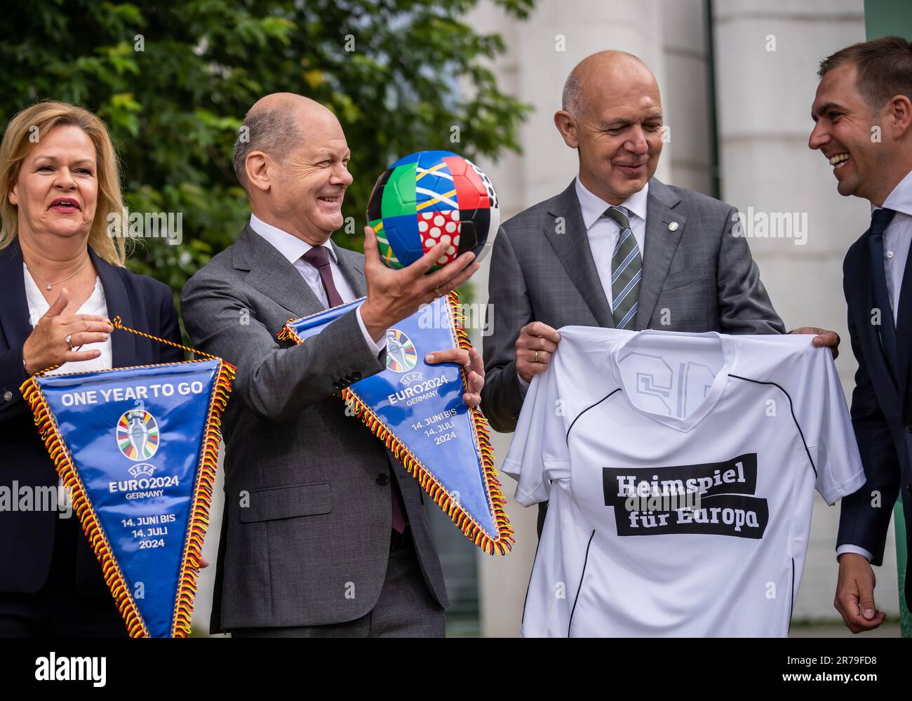 Berlin, Germany. 14th June, 2023. Soccer, European Championship: Nancy ...
