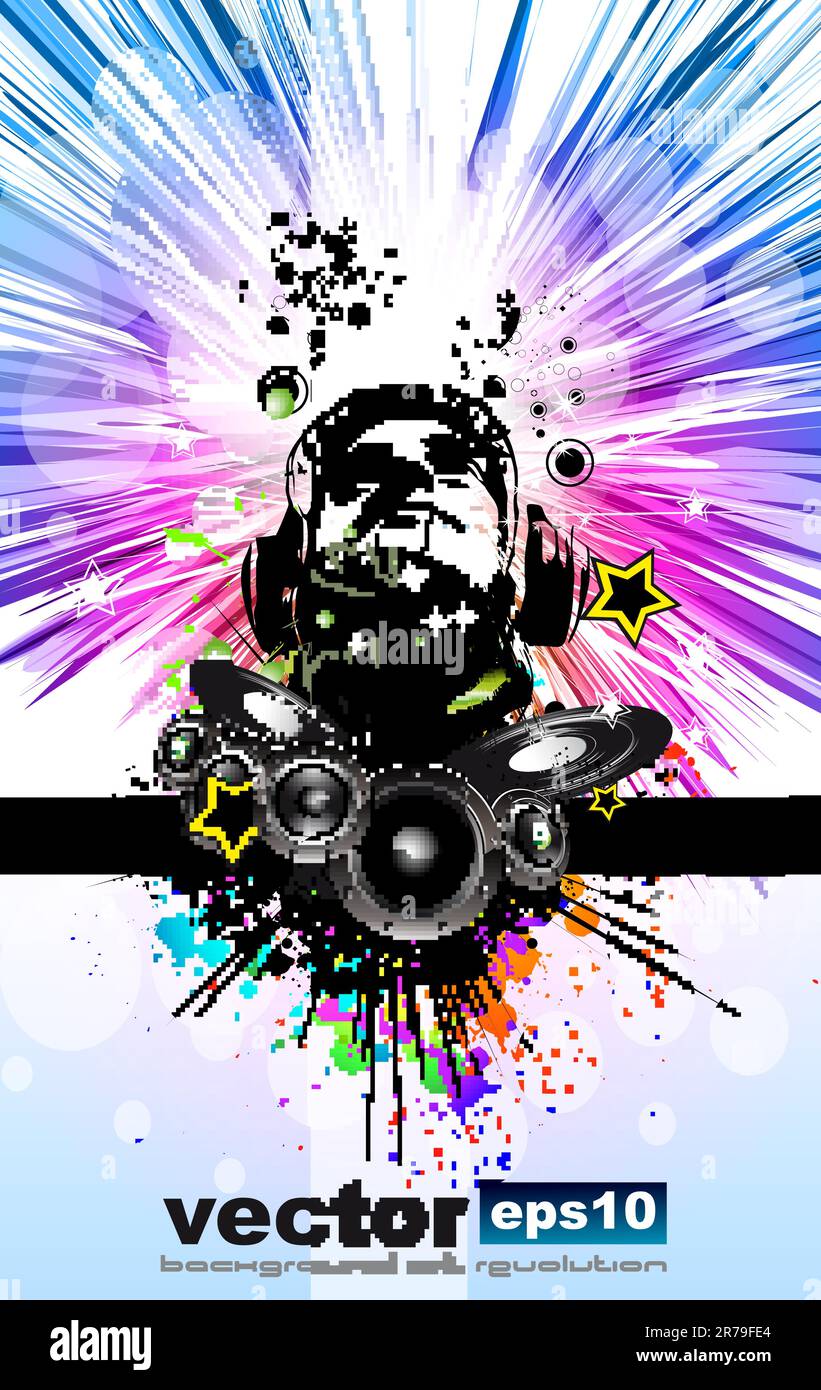 Dj background hi-res stock photography and images - Alamy